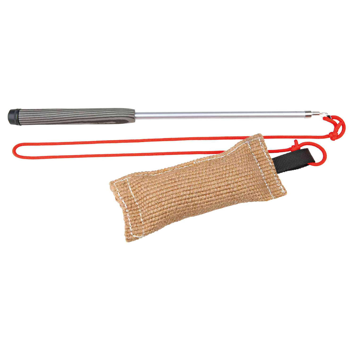 Dog Activity lure rod, rod: 110 cm, cord: 100 cm, dummy: 19 cm - TRIXIE