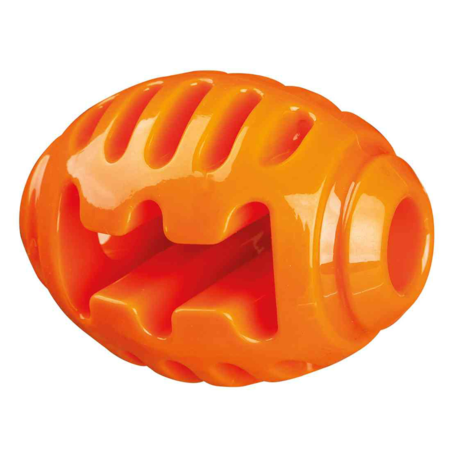 Soft & Strong rugby ball, TPR, 8 cm, orange - TRIXIE