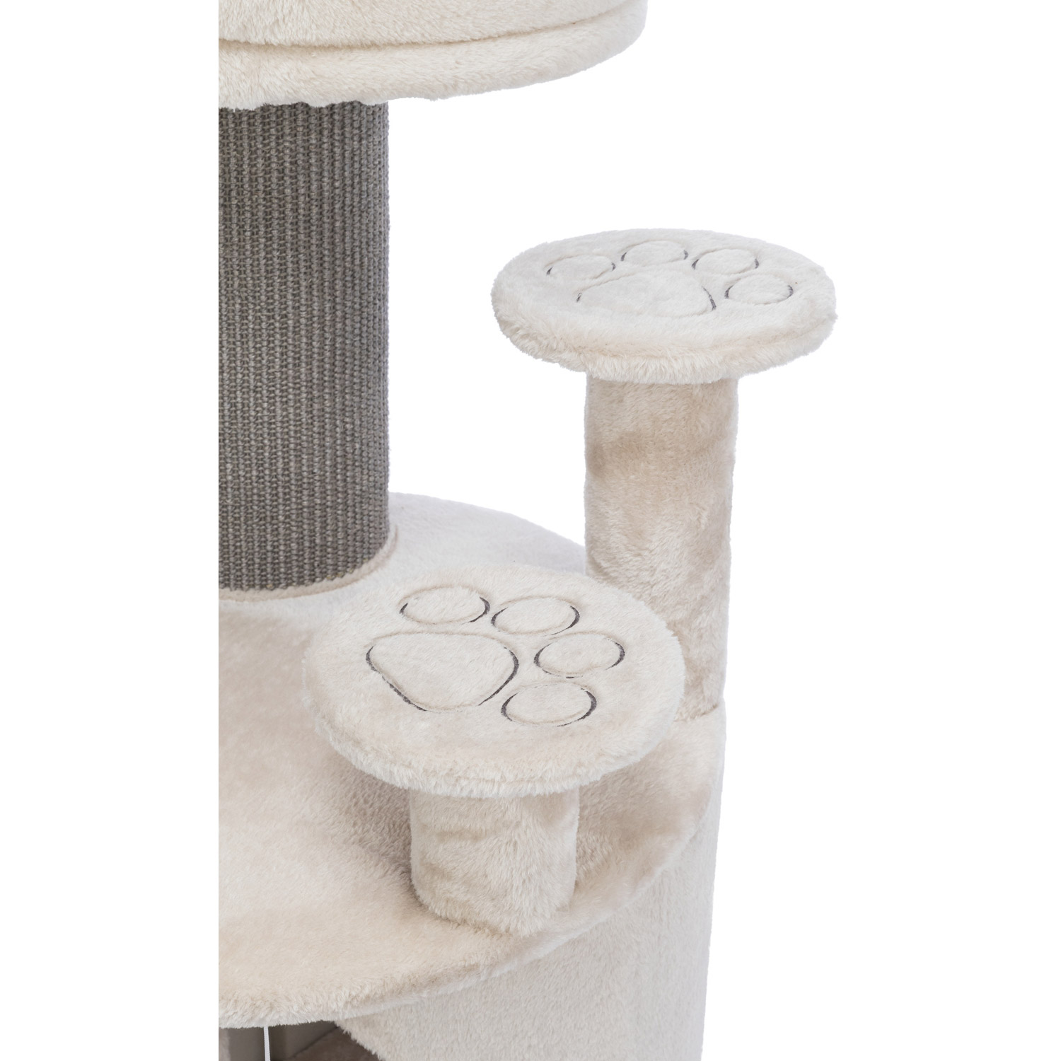 Poste Rascador Emil, Gris claro, 96 cm