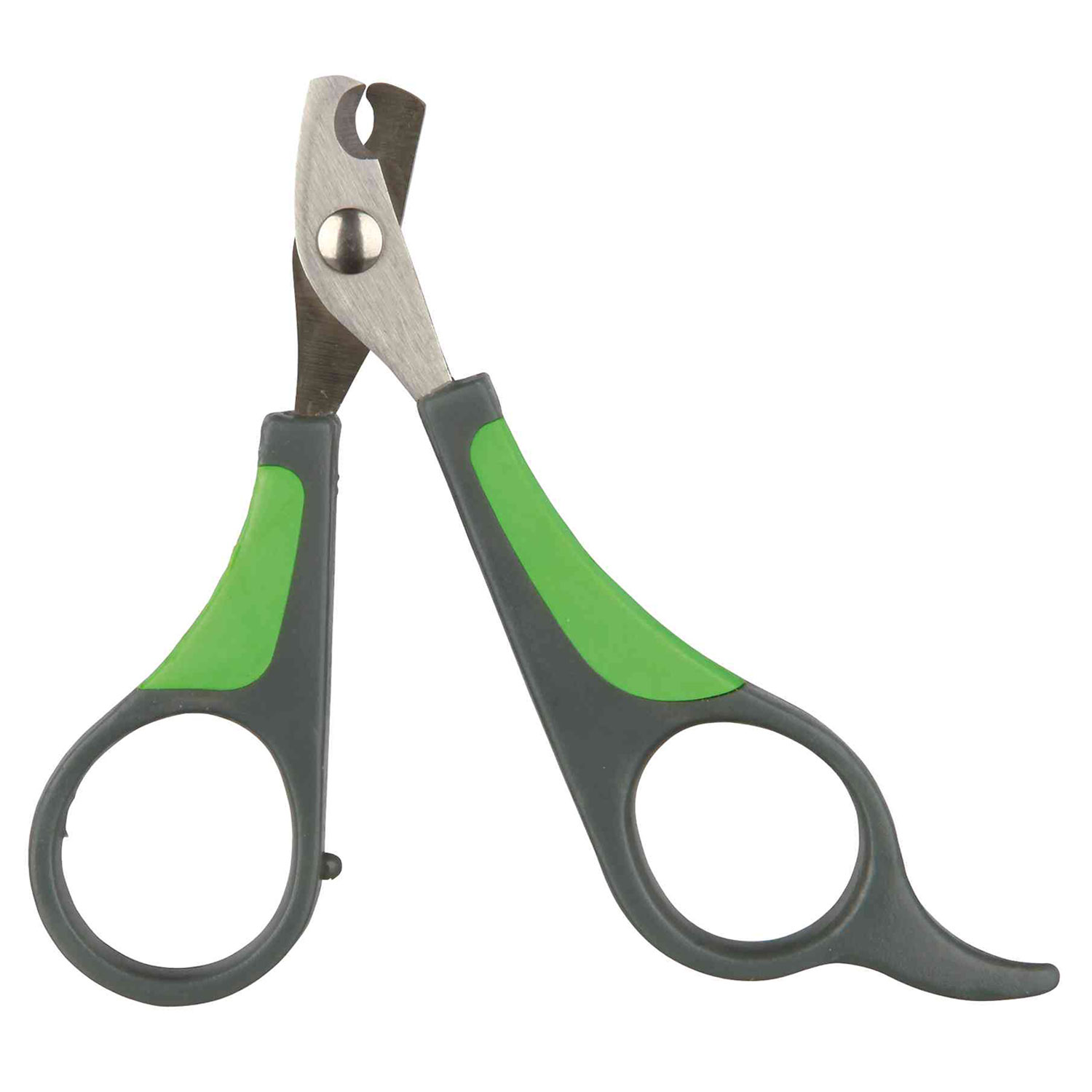 Claw scissors, 8 cm, grey/green - TRIXIE