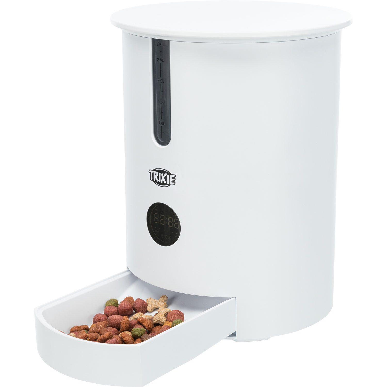TX9 automatic food dispenser, 2.8 l/22 × 28 × 22 cm, white - TRIXIE