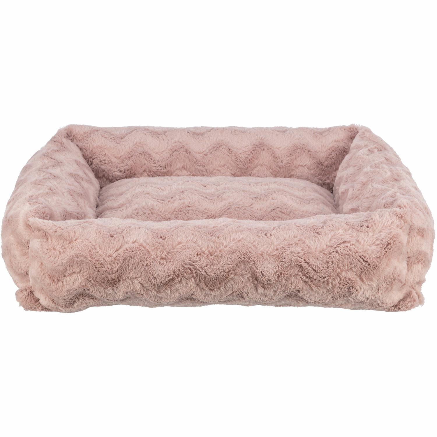 Cama Vital Loki, materiales reciclados, cuadrado, 80 × 60 cm, Rosa
