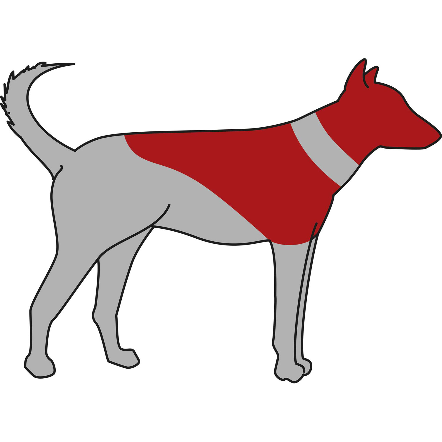 Protective collar, inflatable, XXS: 14–18 cm/6.5 cm, blue - TRIXIE